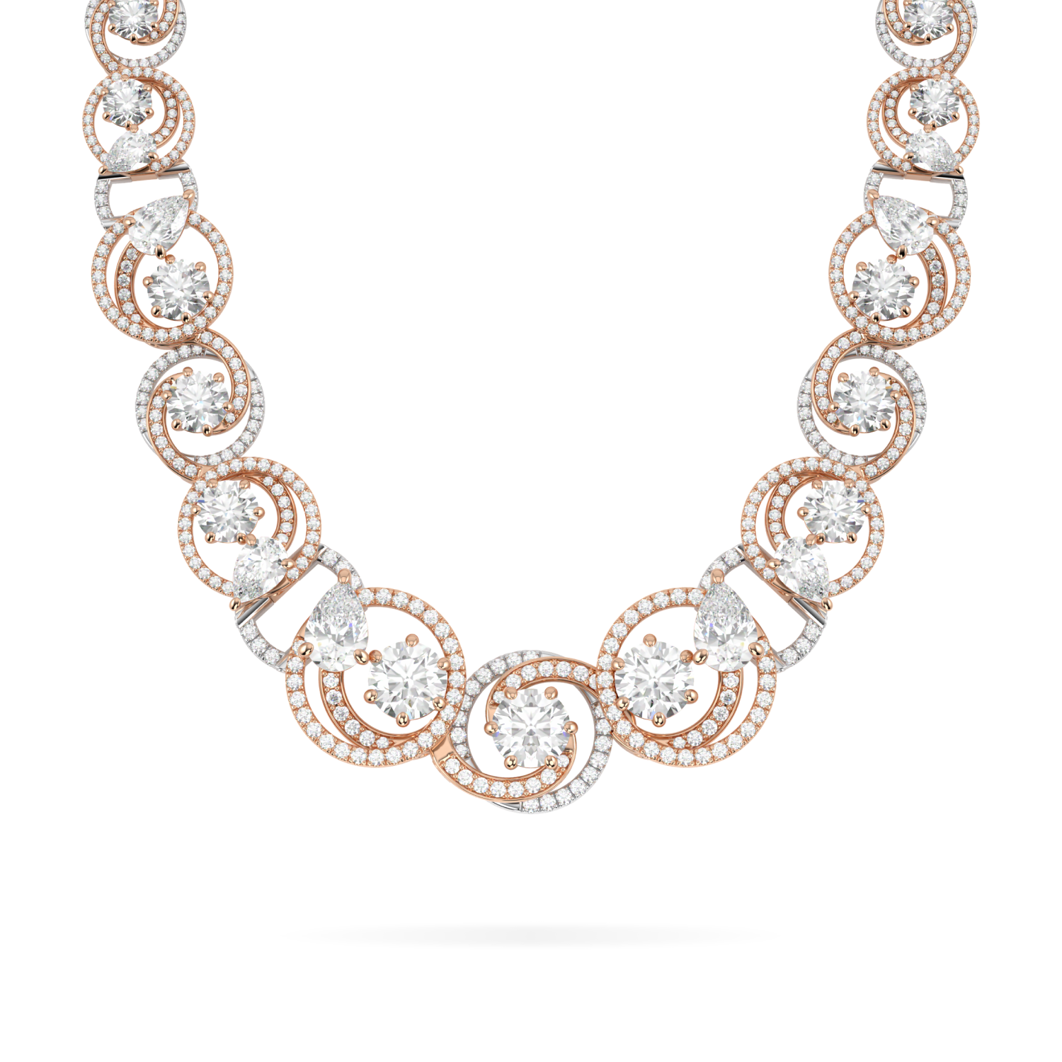 Serpentine Diamond Necklet – blacklockjewellery
